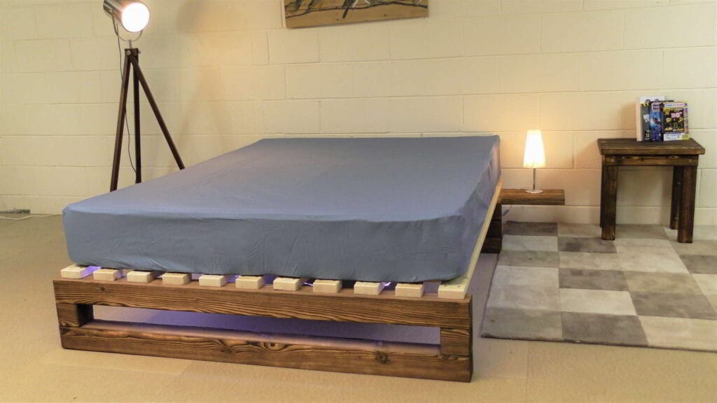 Luxury Fitted Waterbed Sheets - BLUE SLATE - Aquaglow Waterbeds